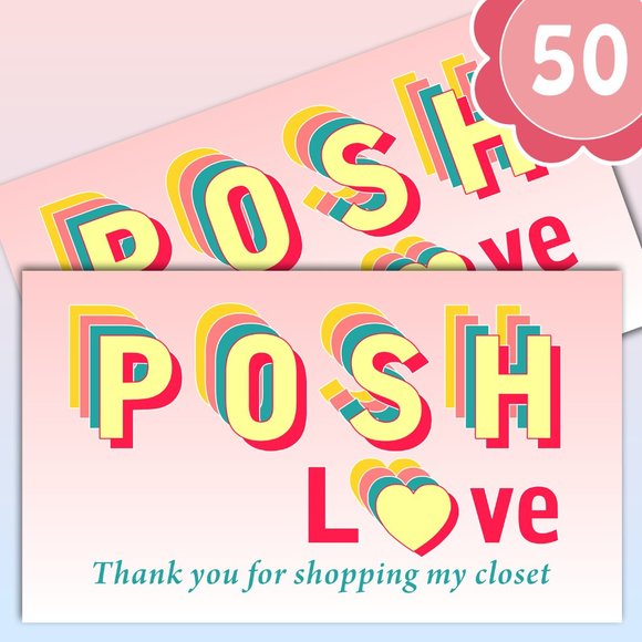 by lbrmickeydesing | Office | 5 Thank You Cards Posh Love | Poshmark